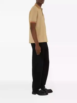 Burberry Cotton Polo Shirt - Neutrals