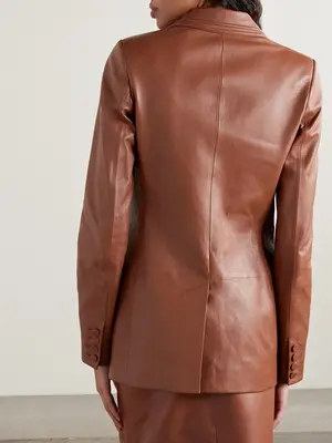 Gabriela Hearst Isara Leather Blazer