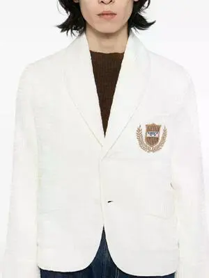 BODE Embroidered Logo-appliqué Blazer
