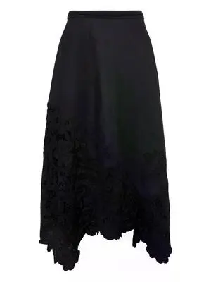 Ulla Johnson Black Wash Bottoms For Women