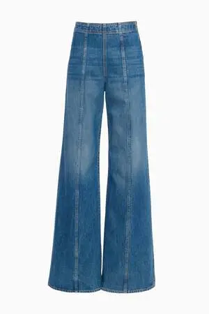 Ulla Johnson The Bianca High Rise Wide Leg Jean - Danube