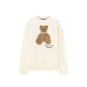 Palm Angels Bear In Mind Sweatshirt - White