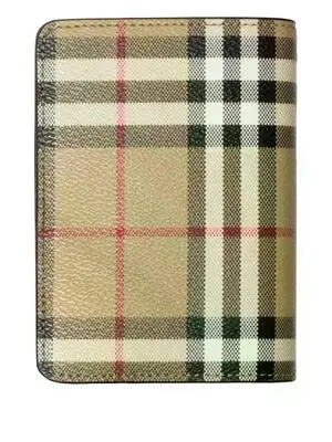 Burberry Checkered Passport Holder