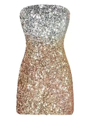 Retrofete Mini Dress - Silver