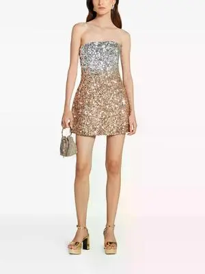 Retrofete Mini Dress - Silver