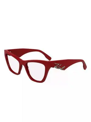 Karl Lagerfeld Butterfly-frame Eyeglasses - Red