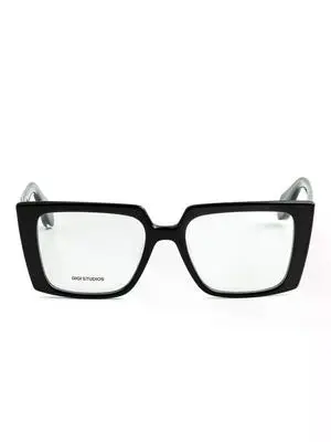 GIGI STUDIOS Square Frame Eyeglasses - Black