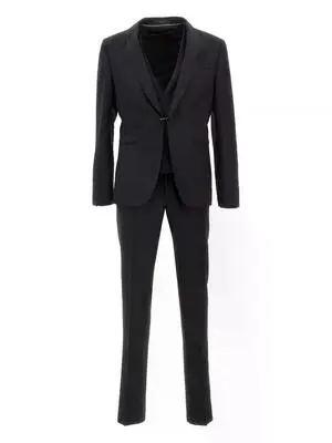 Corneliani Wool Suit - Black