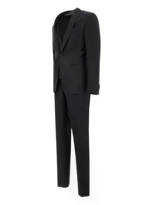 Corneliani Wool Suit - Black