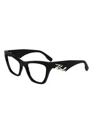 Karl Lagerfeld Cat-eye Frame Eyeglasses - Black