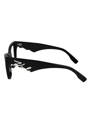 Karl Lagerfeld Cat-eye Frame Eyeglasses - Black