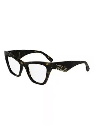 Karl Lagerfeld Cat Eye Eyeglasses - Brown