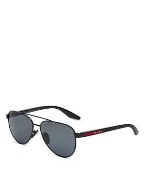Prada Aviator Sunglasses 58mm - Black