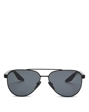 Prada Aviator Sunglasses 58mm - Black