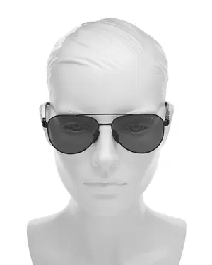 Prada Aviator Sunglasses 58mm - Black