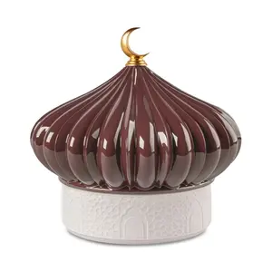 LLADRO Majestic Nights Porcelain Box With Set Of 4 Plates