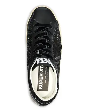 GOLDEN GOOSE Super-star Low Top Sneakers - Black