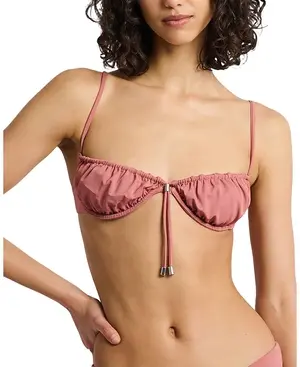 Onia Rose Bikini Top - Clay Rose