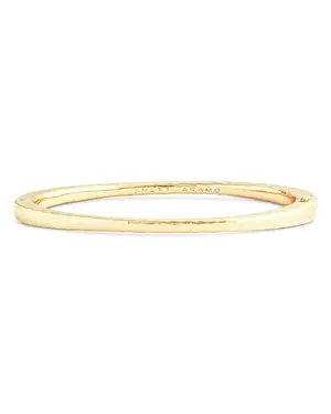 ANABEL ARAM Farrier Thin Hinged Bracelet - Gold