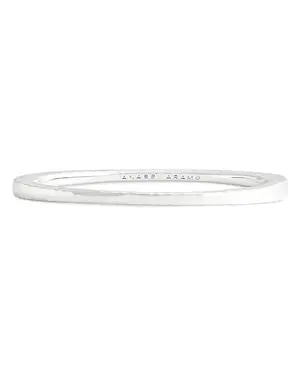ANABEL ARAM Farrier Thin Hinged Bracelet - Silver