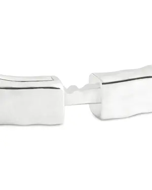 ANABEL ARAM Farrier Thin Hinged Bracelet - Silver