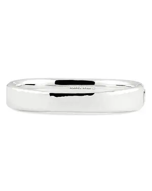 ANABEL ARAM Farrier Hinged Bangle Bracelet - Silver