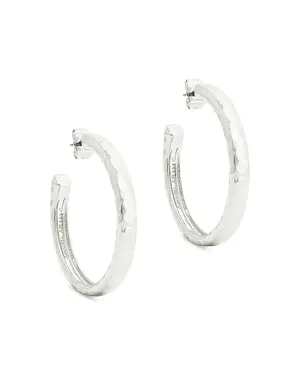 ANABEL ARAM Farrier Hoop Earrings - Silver