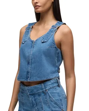 Hudson Jeans Boxy Denim Vest