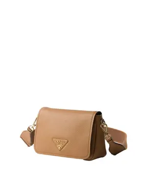Prada Leather Shoulder Bag - Brown