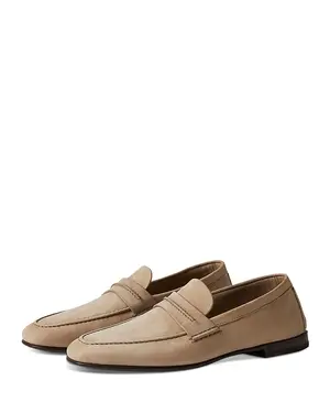Men's Beige Loafers