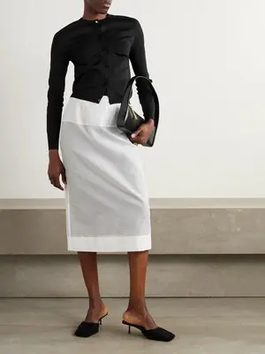 Carven Silk-blend Cardigan