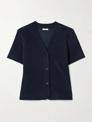 ERES Paresse Cotton-terry Top - Blue