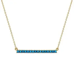 Turquoise Bar Necklaces