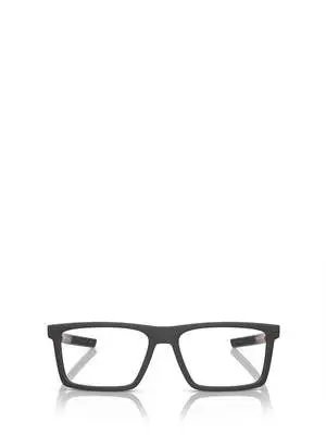 Prada Prada Linea Rossa Rectangular Eyeglasses Matte Grey