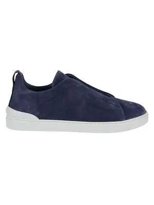 ZEGNA Triple Stitch Low Top Sneakers