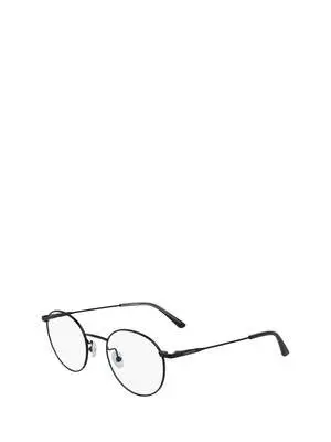 Calvin Klein Rounded Eyeglasses - Black
