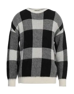 TAKESHY KUROSAWA Checked Knitted Sweater