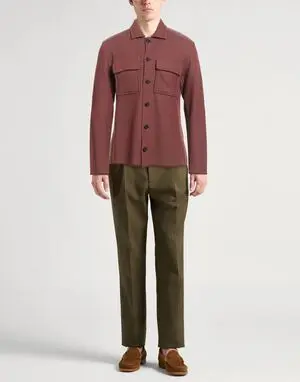 LARDINI Shirt Brick Size Wool
