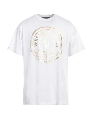 Versace Jeans Couture Metallic T-shirts For Men