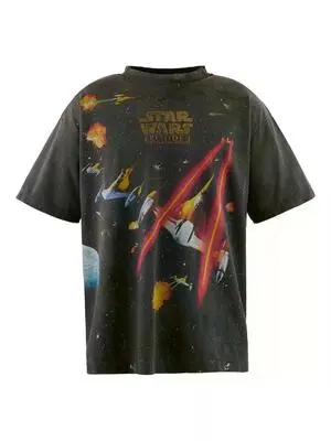SAINT MXXXXXX X Star Wars Cotton T-shirt - Black