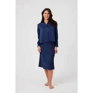 BY TESS COLLECTION Ella Mini Skirt Navy