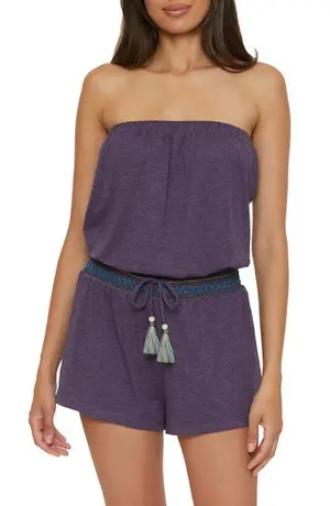 SOLUNA Sunset Cover-up Romper - Purple