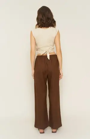 WHIMSY + ROW Kira Pants - Chocolate