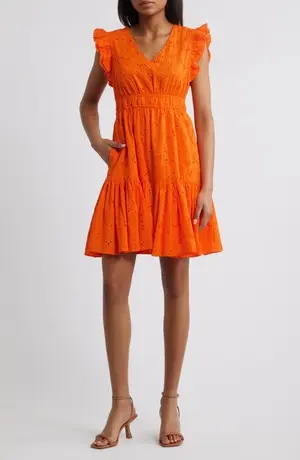 Bright Orange Dresses