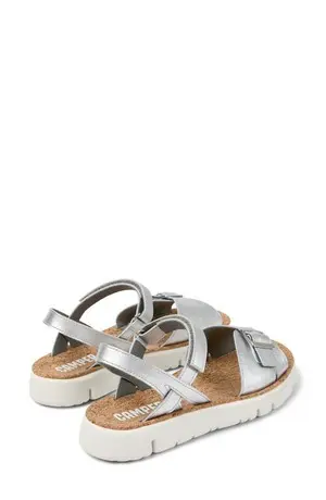 Camper Oruga Ankle Strap Sandal - Medium Gray