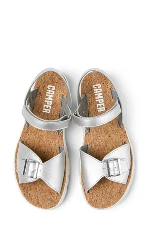 Camper Oruga Ankle Strap Sandal - Medium Gray