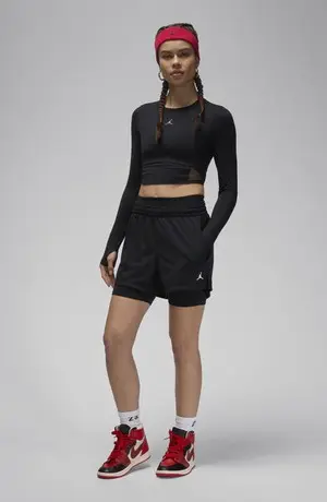 Nike Jordan Sport Mesh Shorts - Black/ White