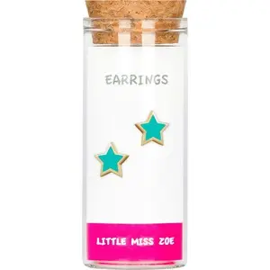LITTLE MISS ZOE Star Stud Earrings - Blue