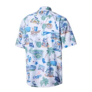 Reyn Spooner Los Angeles Dodgers Scenic Tri-blend Button-down Shirt
