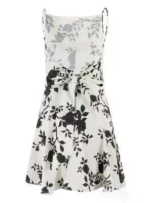 SELF-PORTRAIT Floral-print Mini Dress